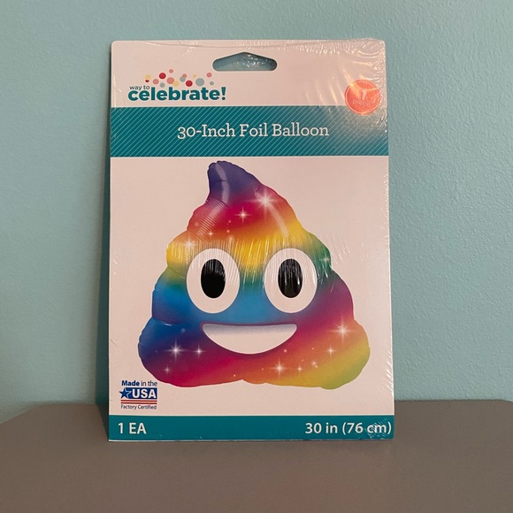 Party Supplies | New 3 Inch Poop Emoji Foil Balloon | Poshmark